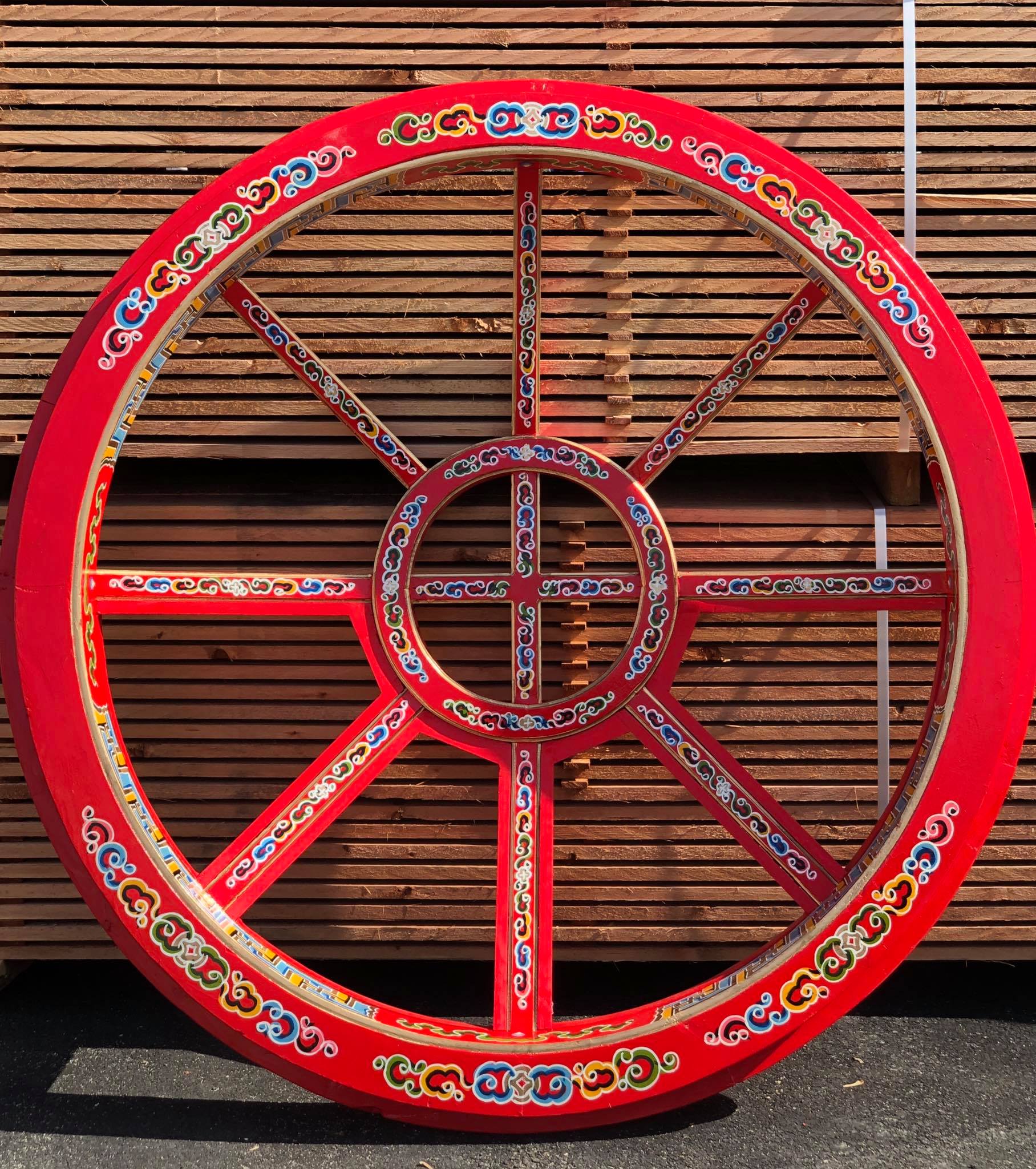 Red yurt ∅7m Mongolia.cz